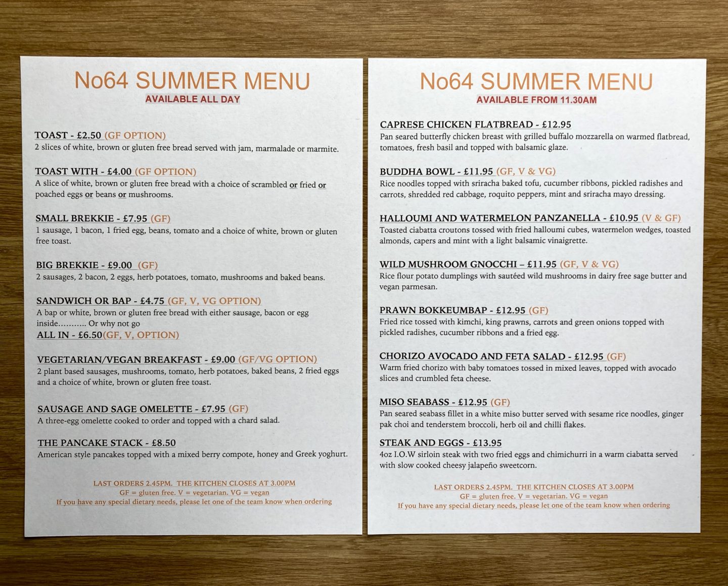Eat & Drink | No64 Ryde | Your Perfect Coffee Shop